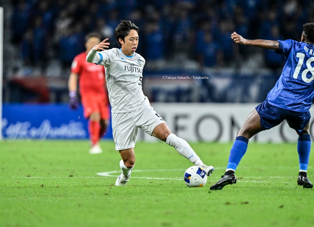 川崎DF佐々木旭「10人でも自信をもってプレーすれば互角に戦えた」……ACLE上海戦でCBながらドリブルシュート見せるなど気を吐く 「オニさんと一緒に戦える試合も少なくなってきた ...